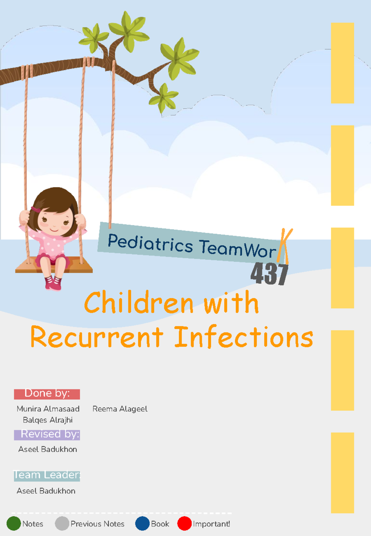 Children with recurrent infections - Pediatrics TeamWor K 437 Children ...