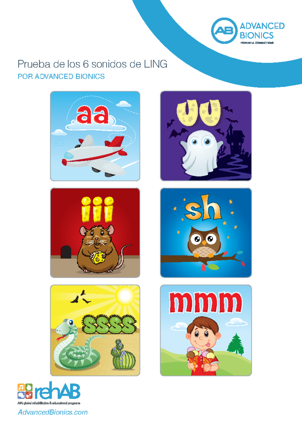 REVISTAPRORORRN - lenguaje y comunicación - AdvancedBionics Prueba de los 6 sonidos de LING POR ...