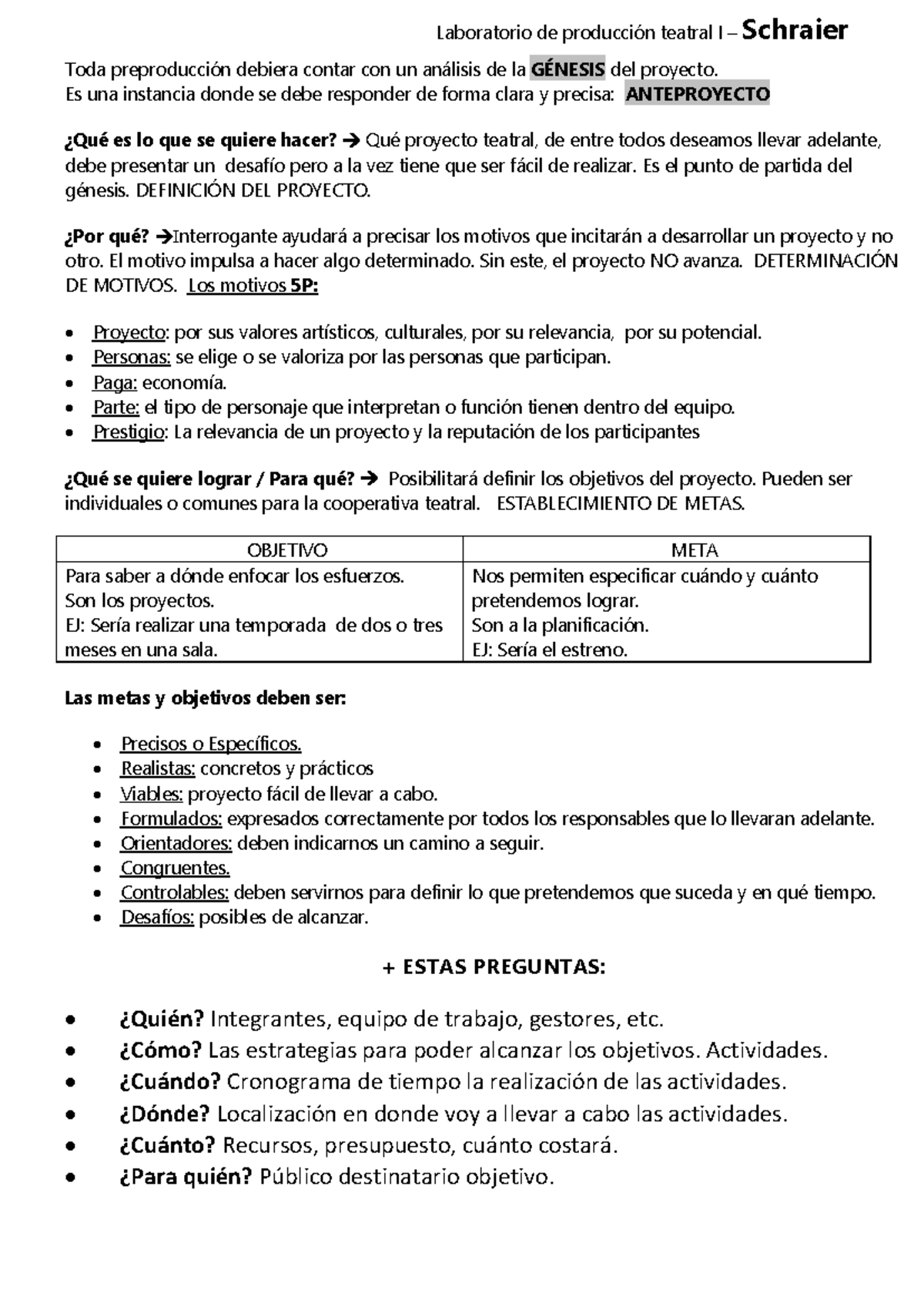 2parte Scharaier - Mmnnnn - Toda preproducción debiera contar con un ...