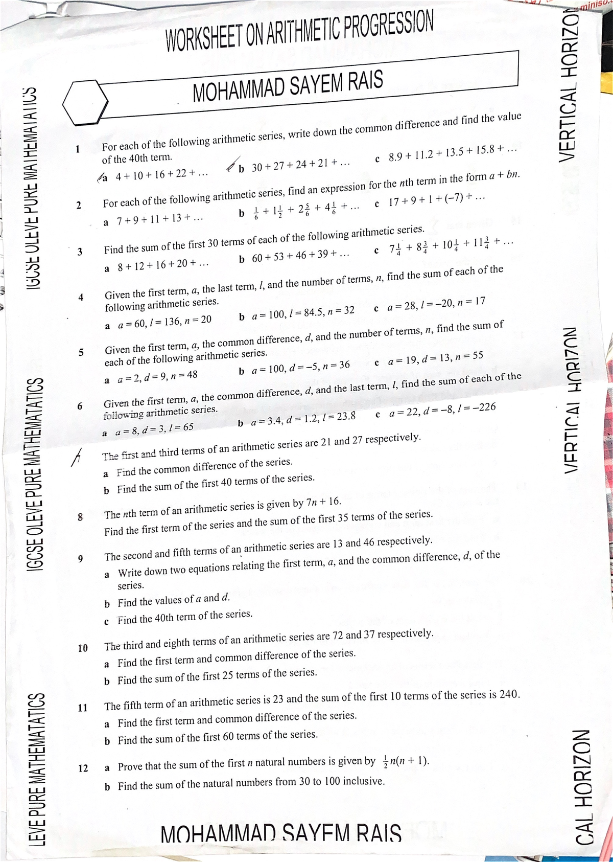 APGP-Worksheet - s ap - General Science - Studocu
