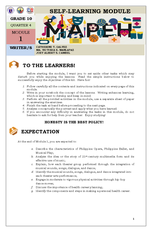 English 10 Q3 Week 4 you make me feel special - ENGLISH 10 Quarter 3 - Week 4 : Literary ...