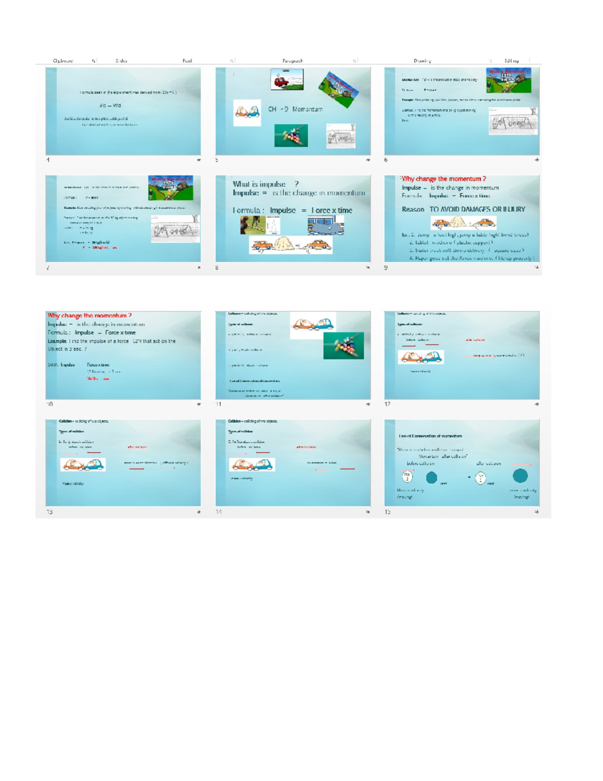 CH 9 10 PPT Momentum Hydrostatic - PHYSICS - Studocu