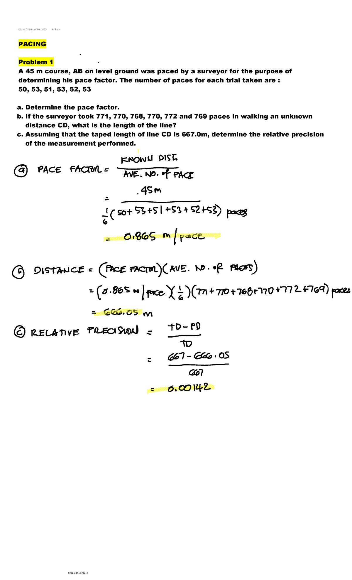 Pacing example - the activity of setting up a business or businesses ...