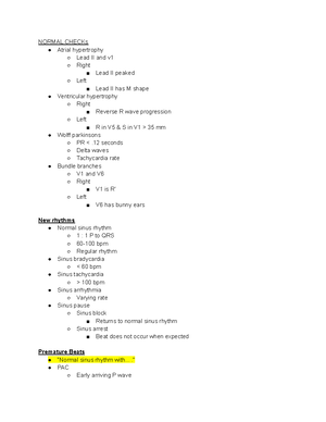 KAAP 665 ECG 3 - notes for exam 1 - ï Enlargement vs hypertrophy ï ...