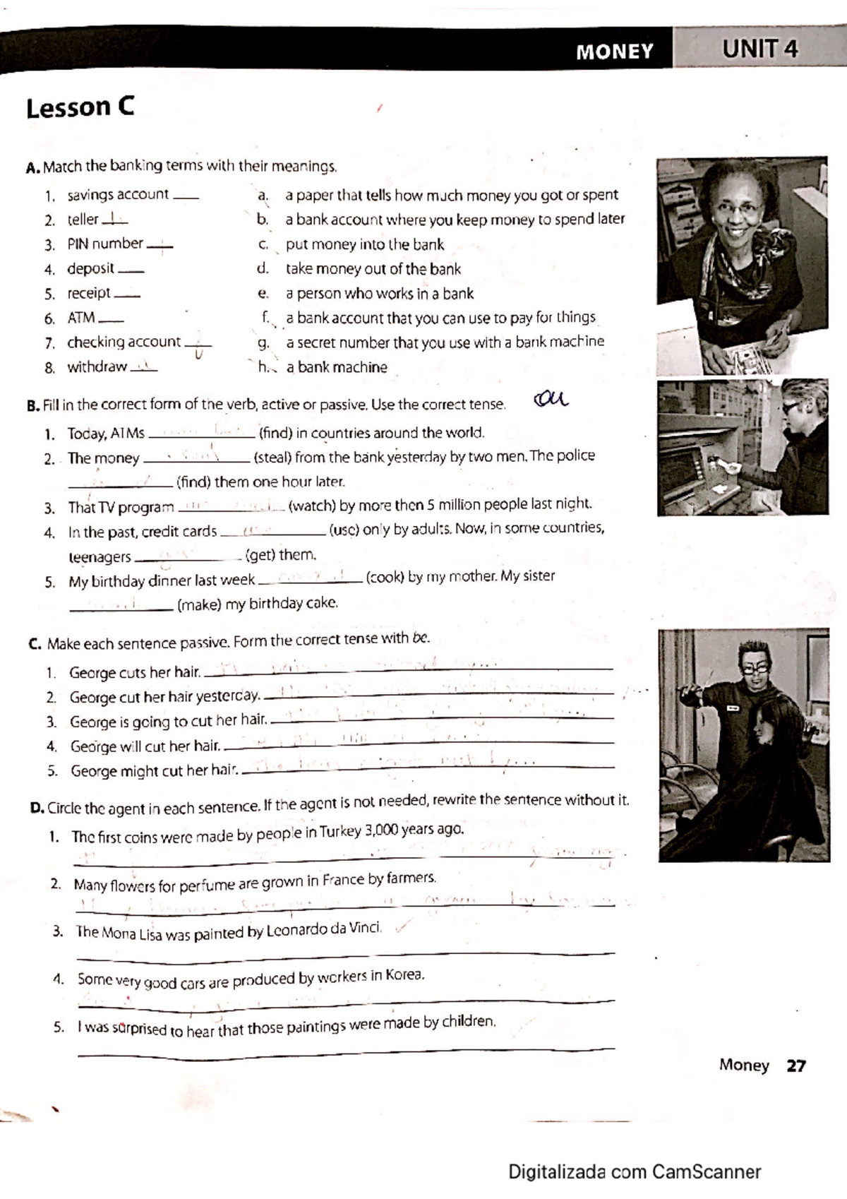 Money- Workbook practice - Inglés Técnico - Studocu