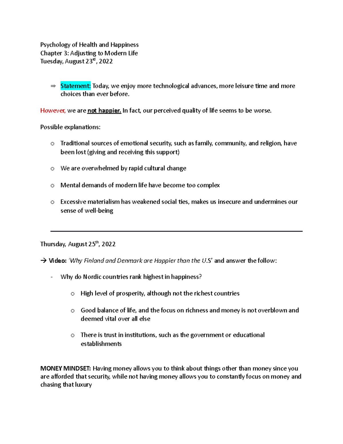 Psych of Health and Happiness - Chapter 3 - Stress Module - Psychology ...