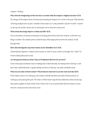 Chapter 1 writing HUM 2020 - Chapter 1 Writing Why does the design ...