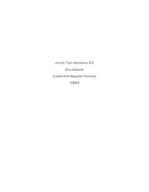 Mod 3 writing plan - Evin Alexander HIS 200: Applied History Southern ...