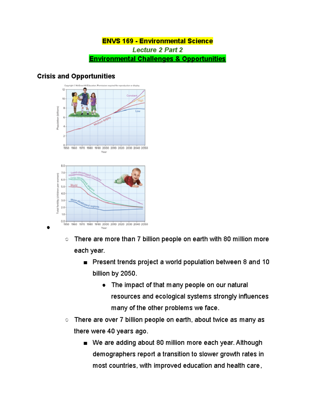 ENVS 169 Lecture 2 Part 2 - Spring 2019 - ENVS 169 - Environmental ...
