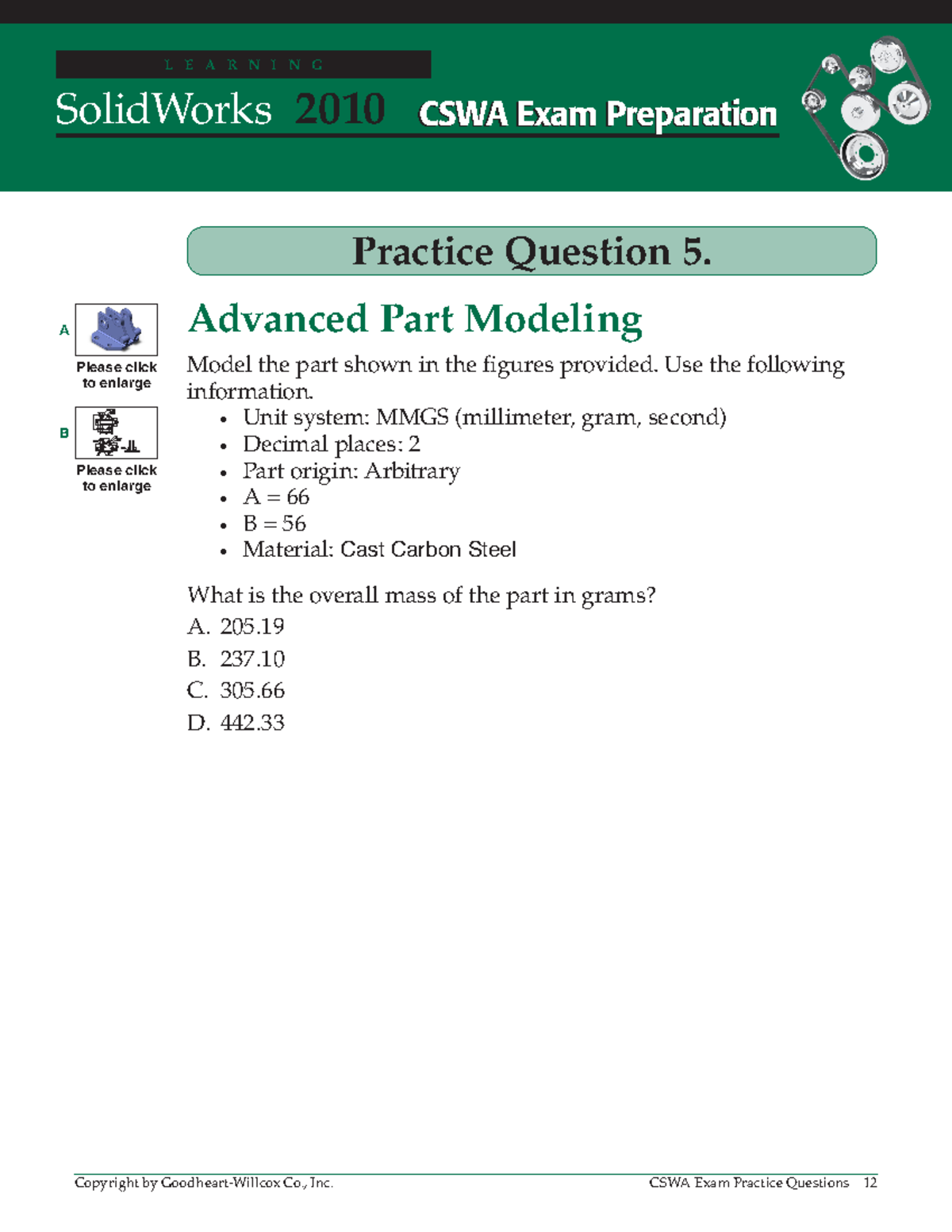 CSWA 3 3 - Para prepararse para la CSWA de SolidWorks. - CSWA Exam ...