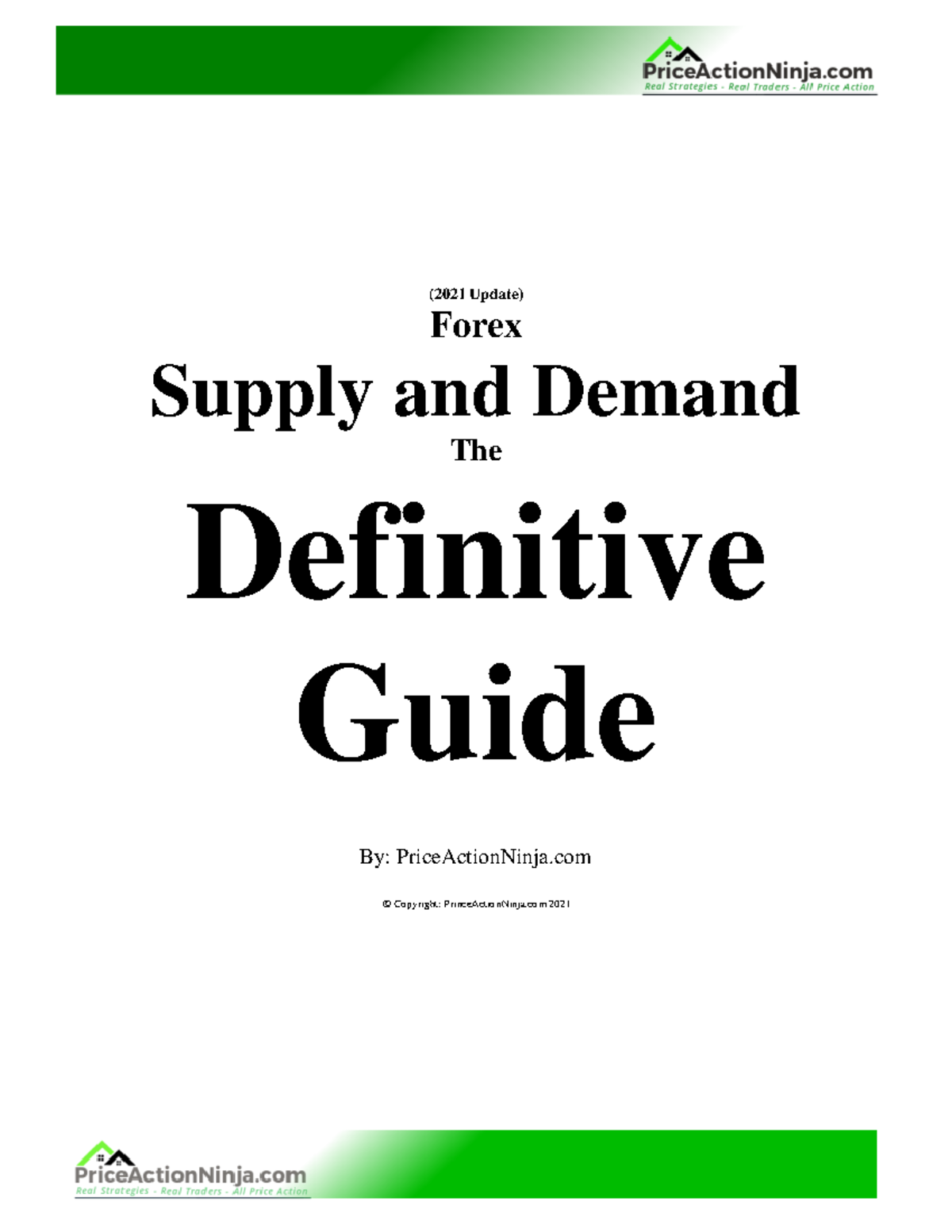 Supply And Demand Definitive Trading Guide BOOK FEB 2021 - (2021 Update ...