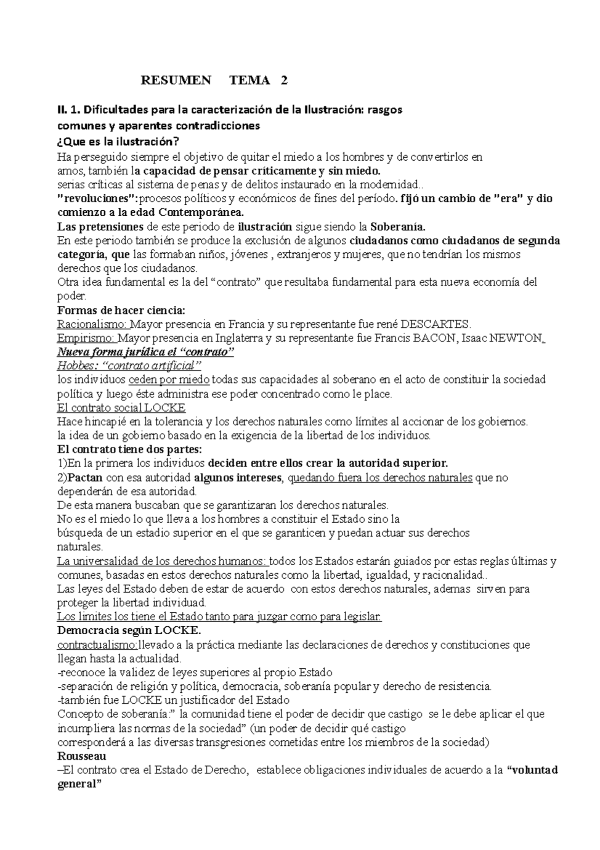 Resumen t2 intro crimi - RESUMEN TEMA 2 II. 1. Dificultades para la ...