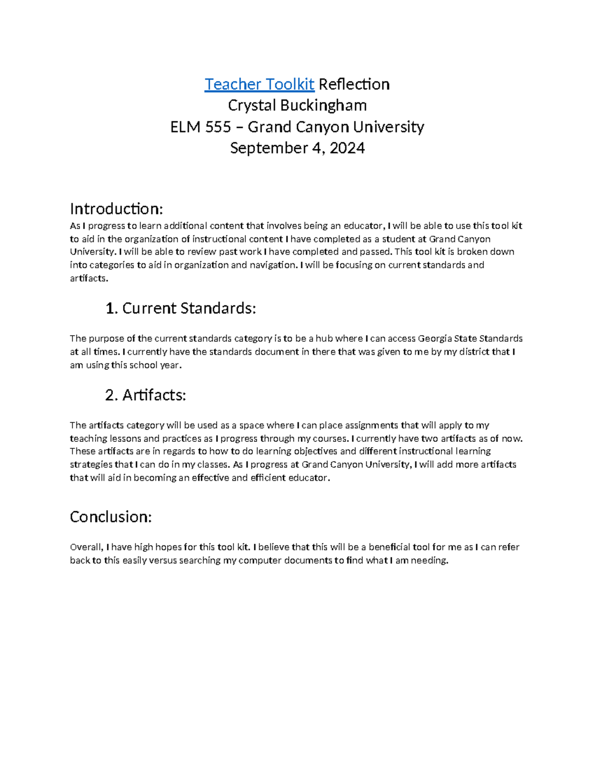 Teacher Toolkit Reflection - Teacher Toolkit Reflection Crystal ...