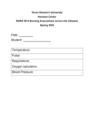 SOAP note example - SOAP note example (handwritten) Vital signs: T 98 ...