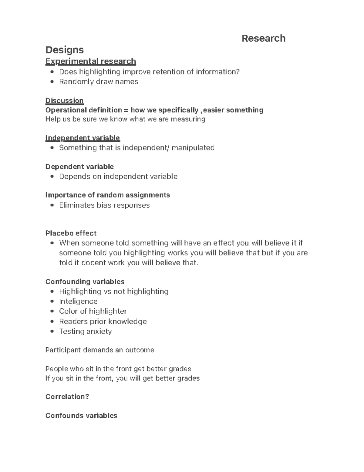 Research Designs - ï ï ï ï ï ï ï ï ï ï ï Research Designs Experimental ...