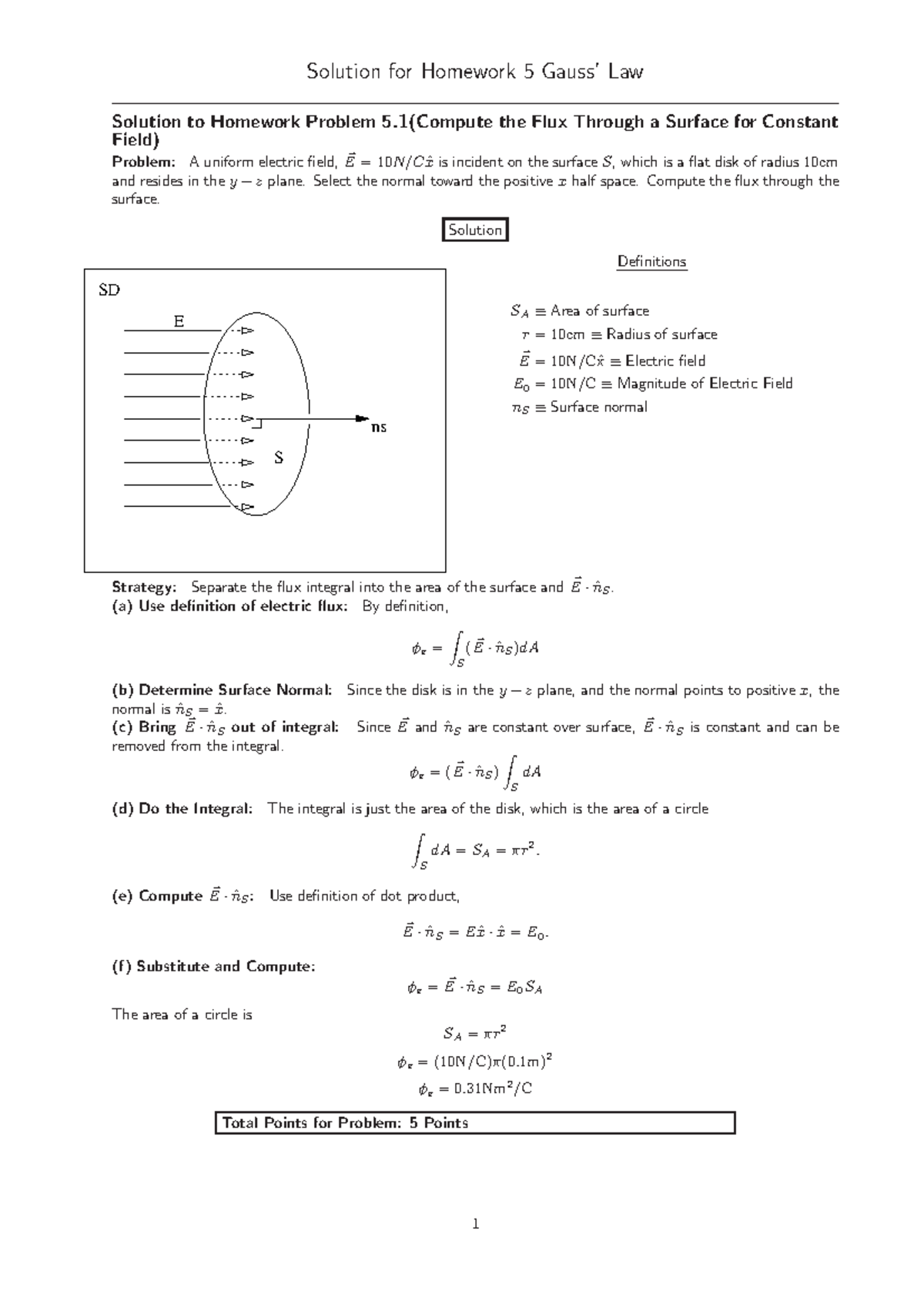 Homework-5-sln - OR HW 5 - Solution for Homework 5 Law Solution to ...