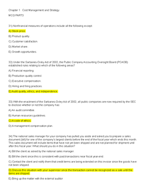 Pillars OF Strategic COST Management - GROUP 5 Cost Driver o Casual ...