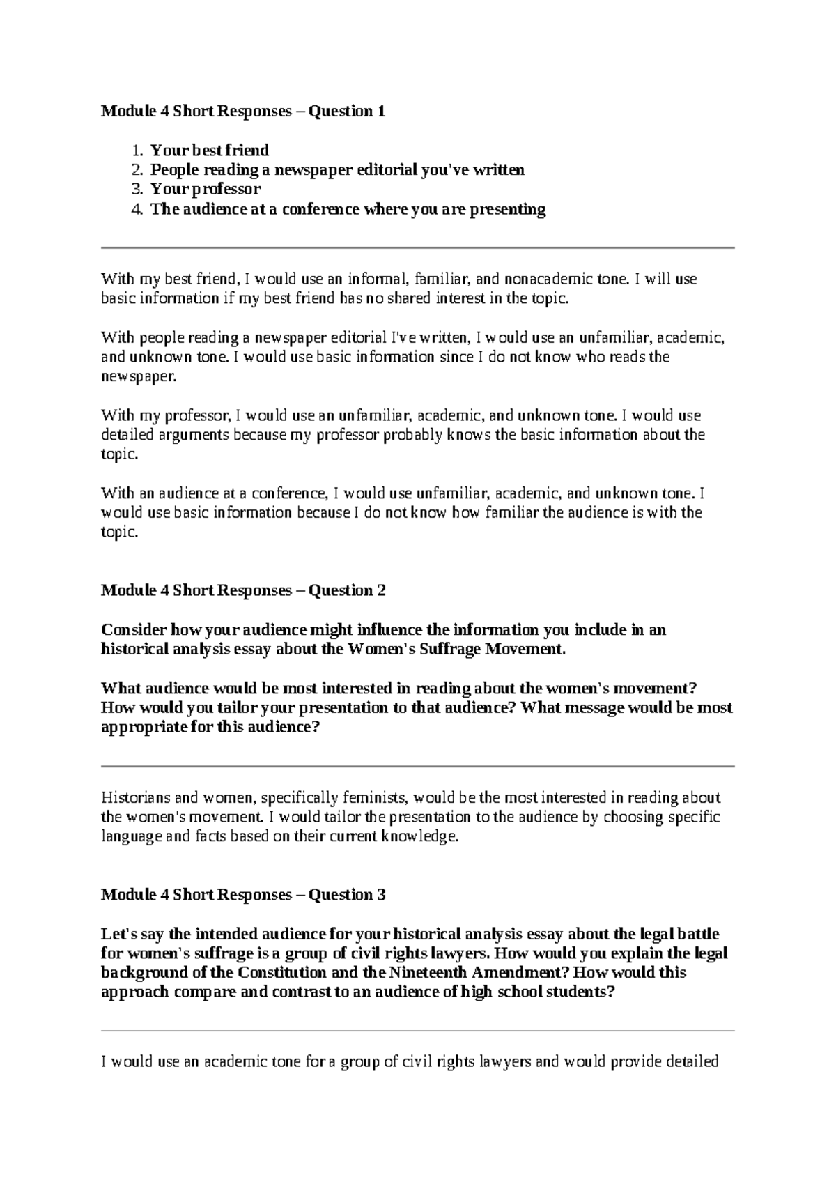 Module 4 Short Responses - Module 4 Short Responses – Question 1 1 ...