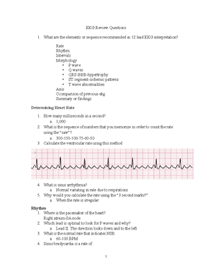 EKG Quiz information - ekg quiz guide - Questions Breakdown EKG Normal ...