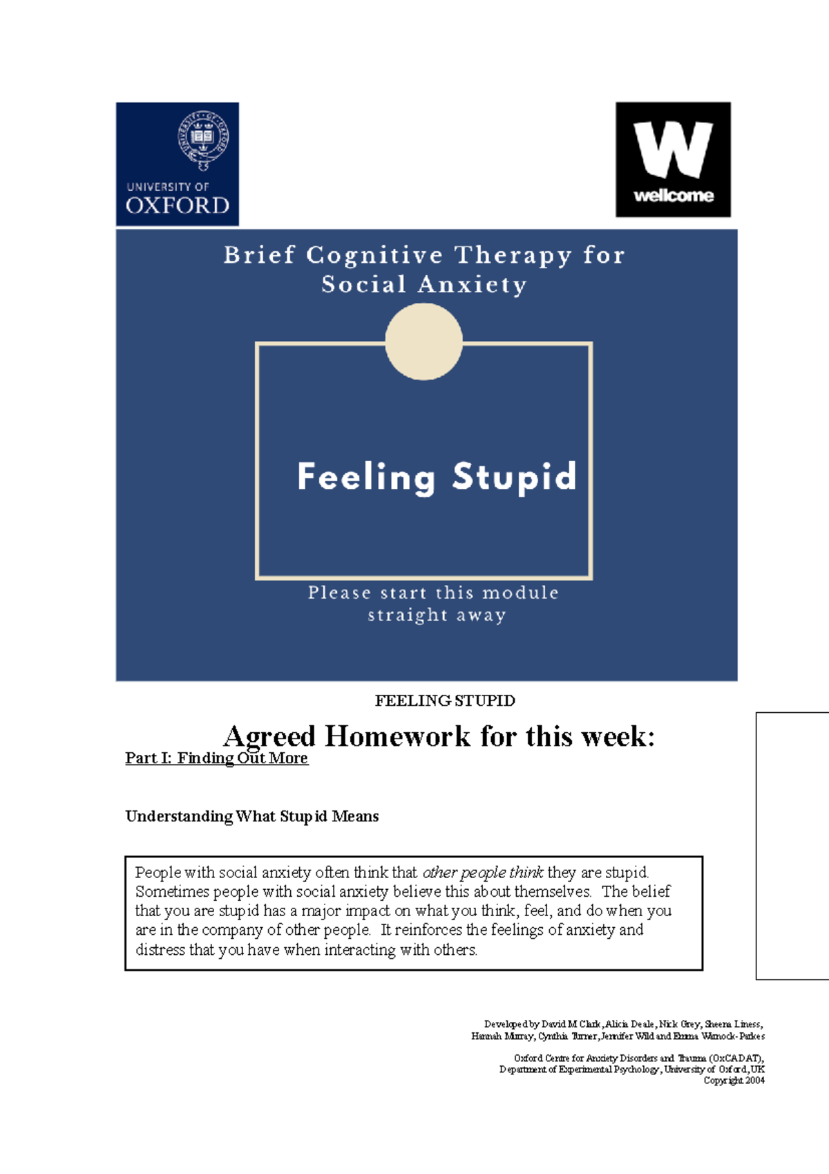 M13-Feeling-stupid 2021 - FEELING STUPID Part I: Finding Out More ...