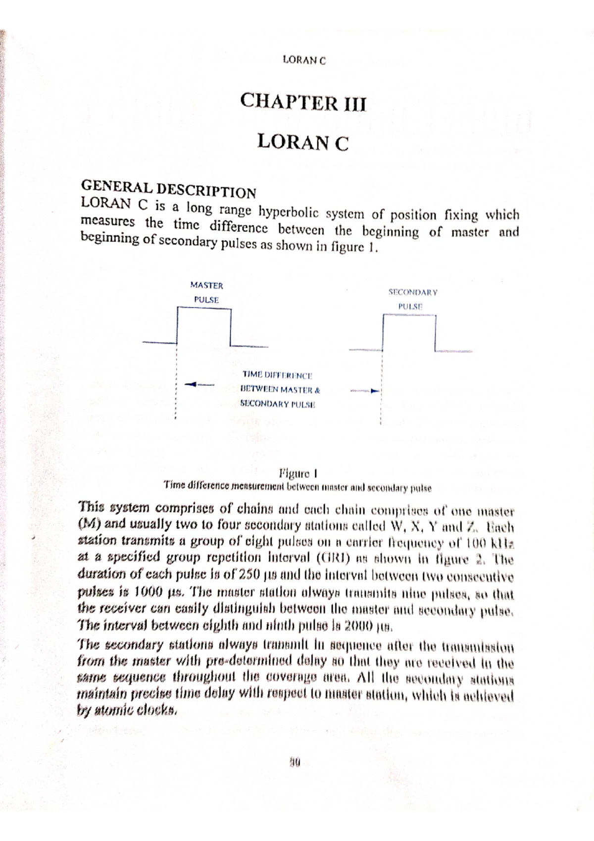 Loran C - Summary Navigation im Internet - LORAN C CHAPTER LORAN C GENERAL DESCRIPTION LORAN C ...