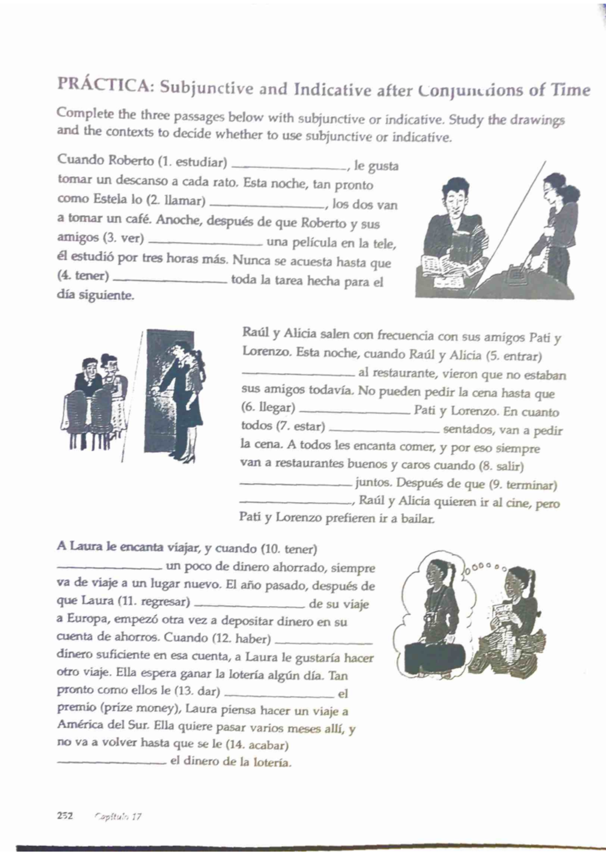 Conjunctions of time - Huge important study guide - PRÁCTICA ...