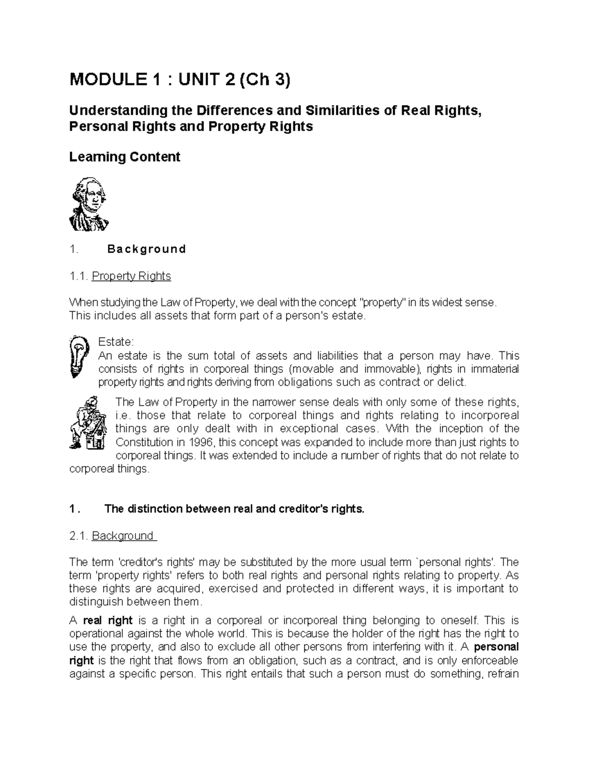 JLT211 Study Guide 2015 - UNIT 2 - MODULE 1 : UNIT 2 (Ch 3 ...