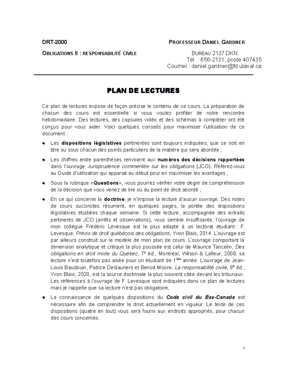 Plan d%C3%A9taill%C3%A9 H-22-15 - DRT-2000 PROFESSEUR DANIEL GARDNER ...