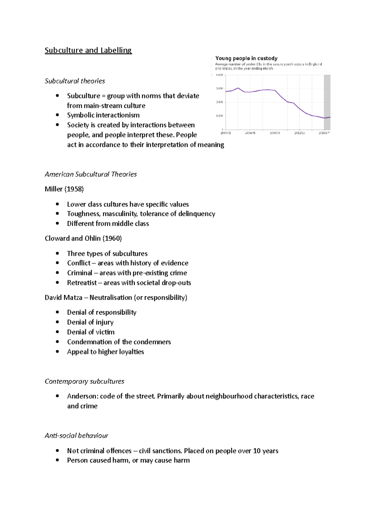 C. Subculture and Labelling - Subculture and Labelling Subcultural ...