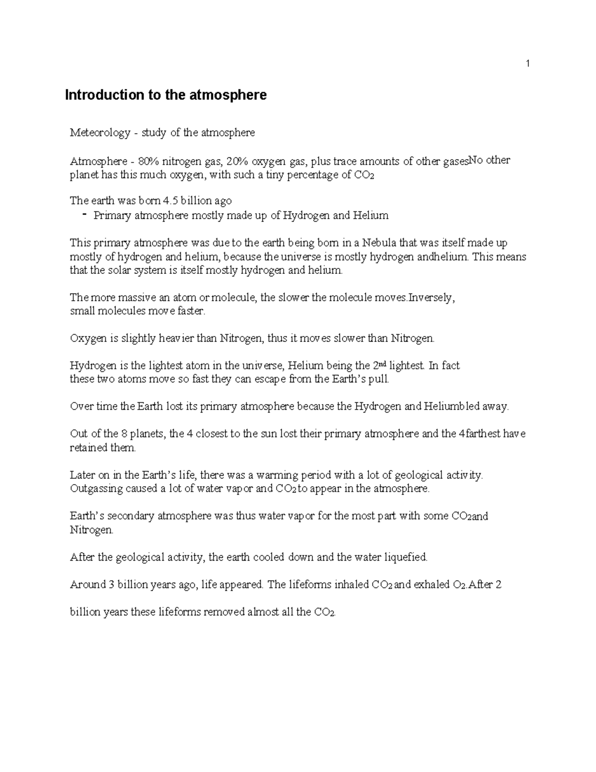 Introduction to Meteorology - Introduction to the atmosphere ...