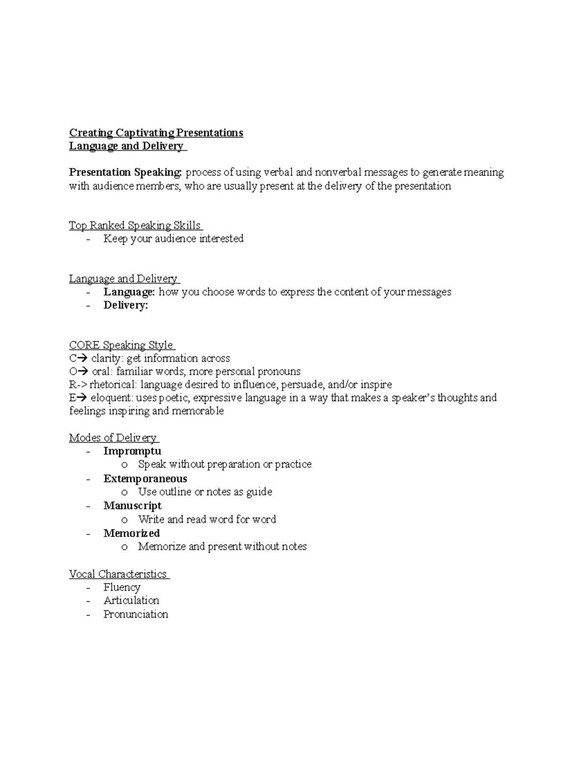 Creating Captivating Presentations - Creating Captivating Presentations ...