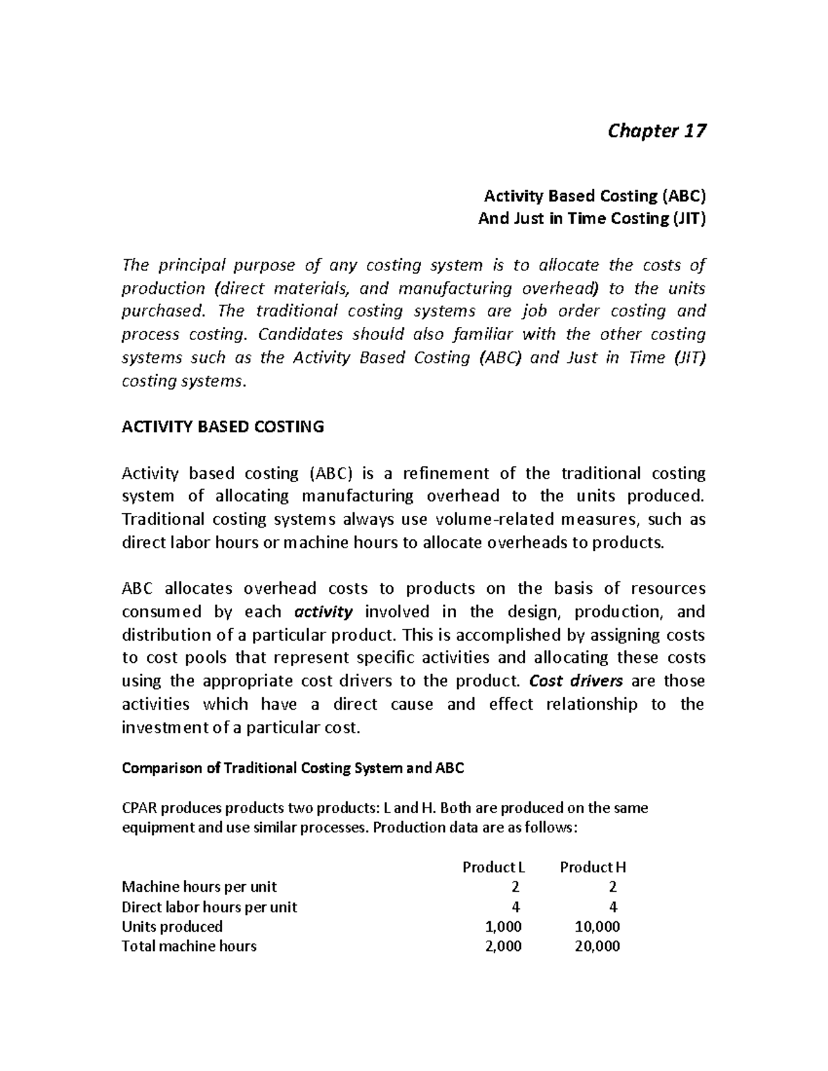 340580938 p2 Guerrero Ch17 Docx Accounting - Chapter 17 Activity Based ...