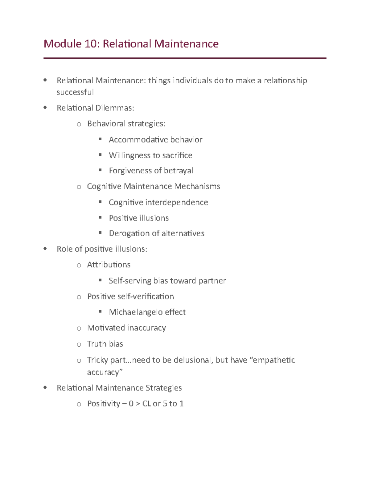 Module 10-Relational Maintenance - Module 10: Relational Maintenance ...