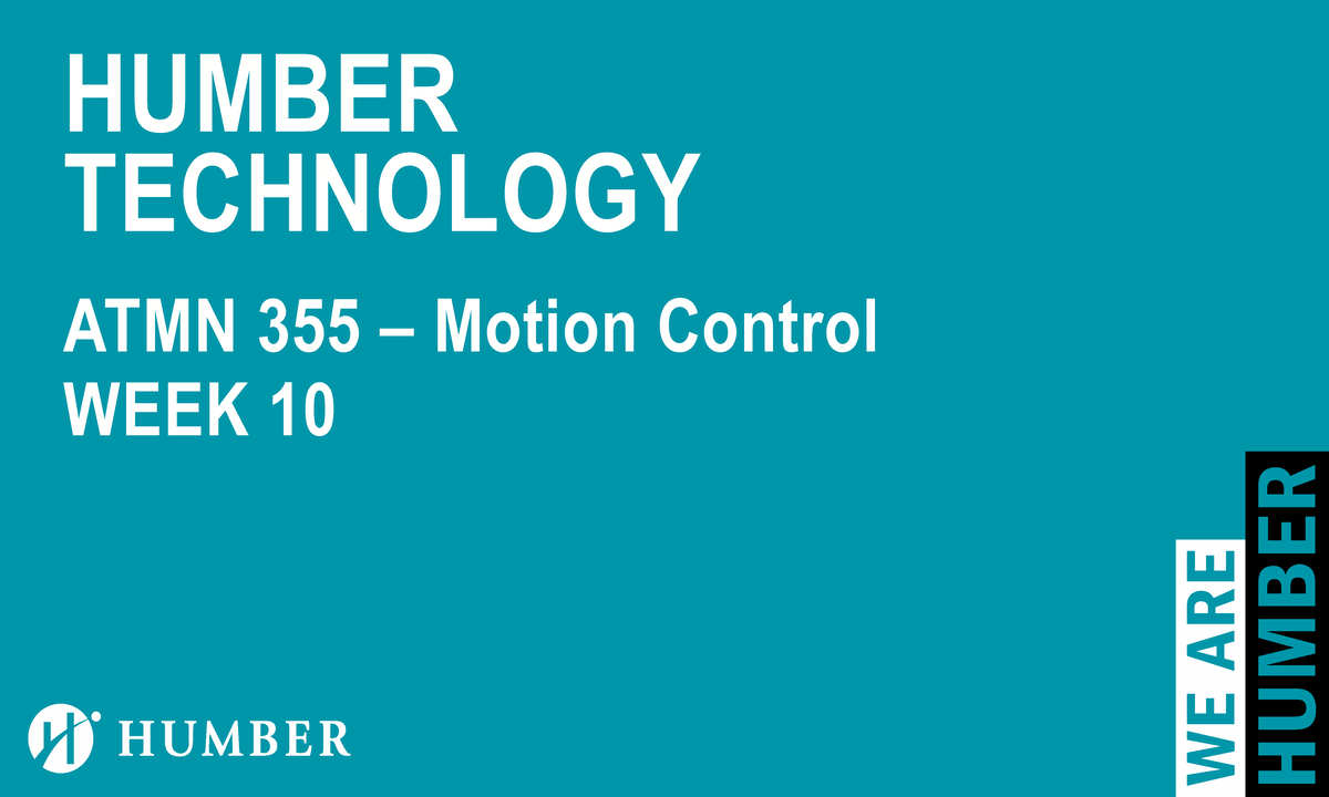 Week 10 Lecture - worksheets need for exams - elec 355 - Humber College ...