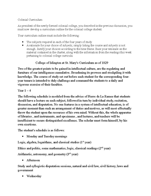 ED7841 u02d01 Colonial College Charter - Colonial College Charter ...