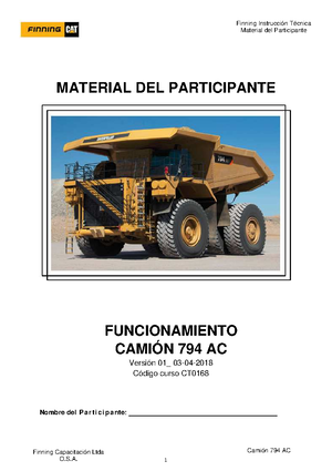 Manual Transmision 795F pampa - TREN DE POTENCIA CAMION DE OBRA 795F AC ...