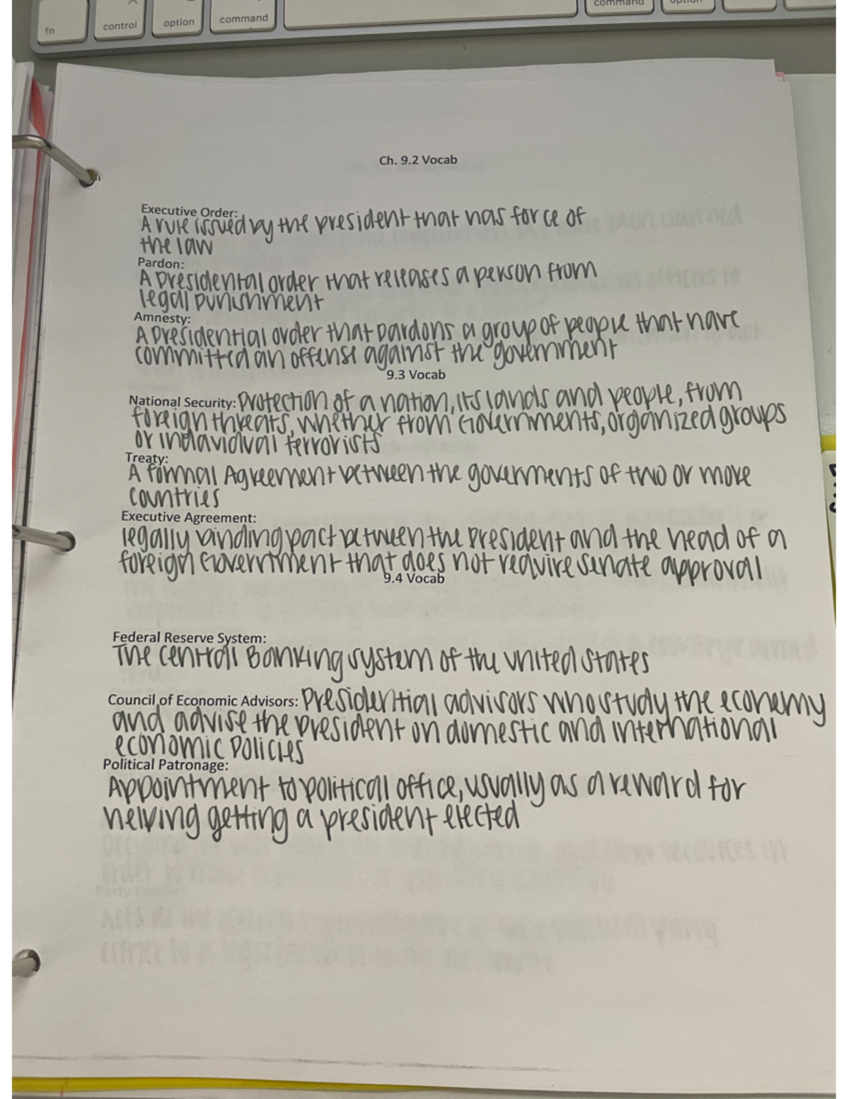government chapter 17.2 vocab - Studocu