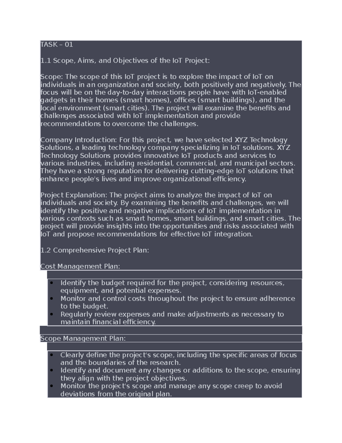 TASK - good - HND In Computing - Studocu