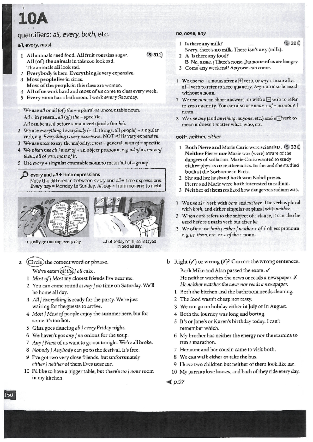 10A - nicd - 10A quantifiers: all, every, both, etc. no, none, any all ...