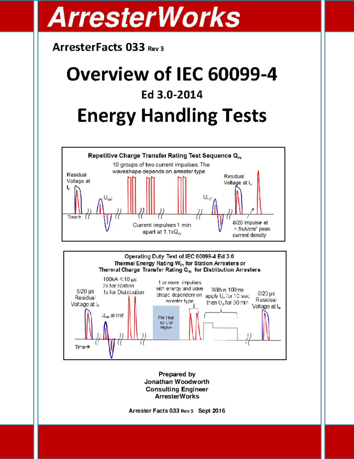 Arrester Facts 033 IEC Energy Handling Tests - ArresterFacts 033. 3 ...