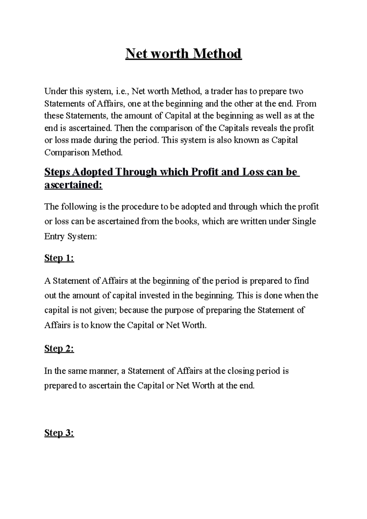 Net Worth Method Net Worth Method Under This System I Net Worth net-worth-method-net-worth-method-under-this-system-i-net-worth