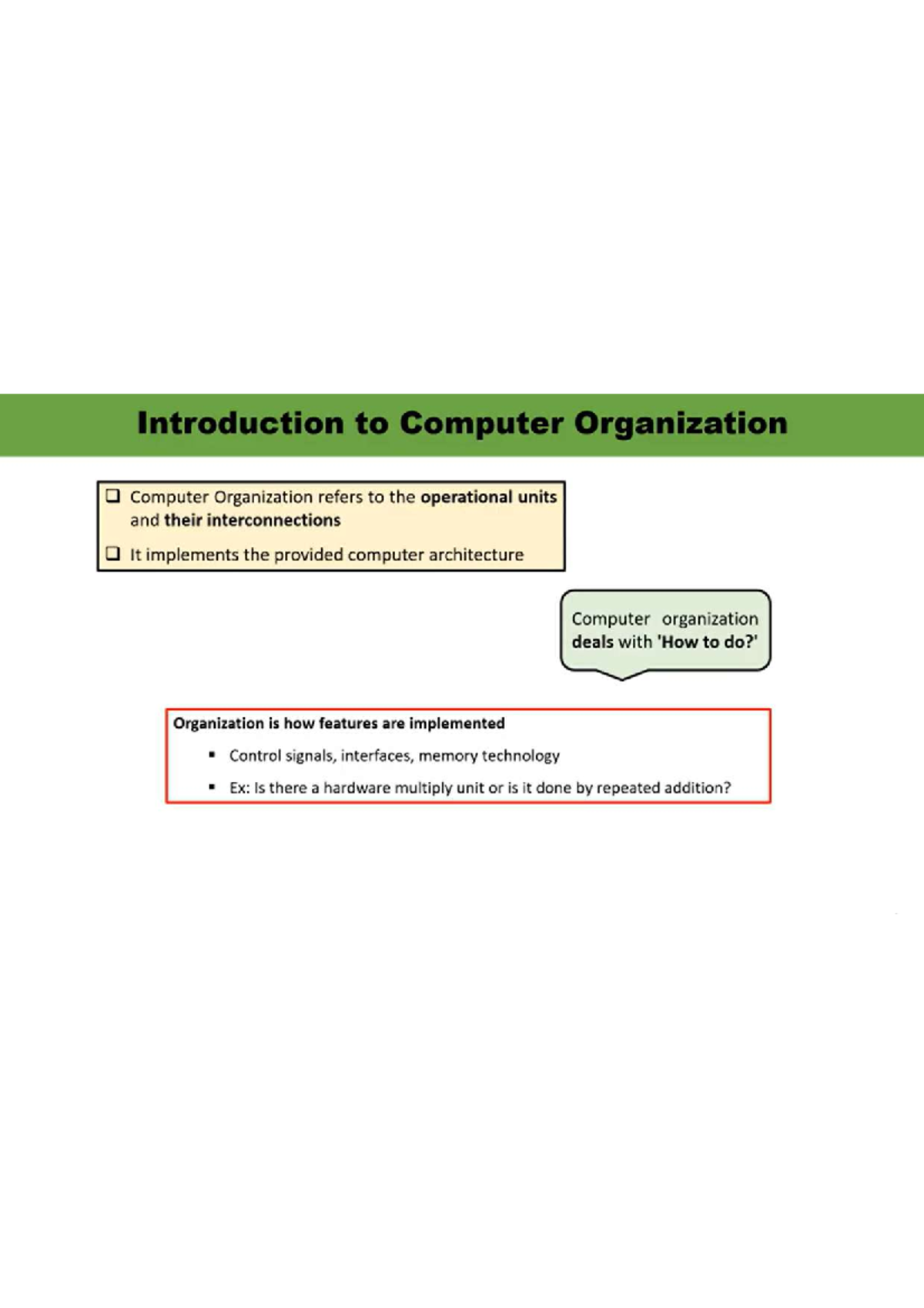 COA Unit1 - COA Notes - Computer science - Studocu