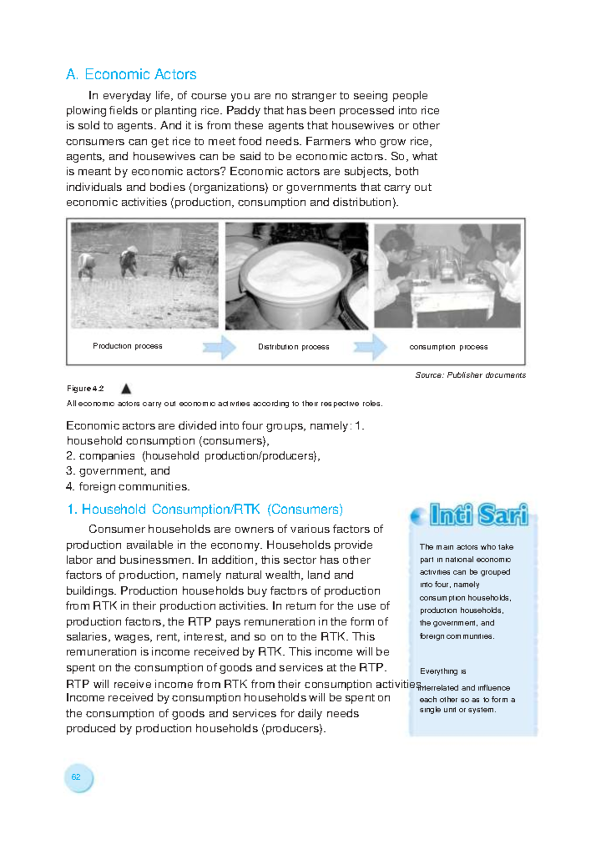 Economic Class (15) - A. Economic Actors In everyday life, of course ...