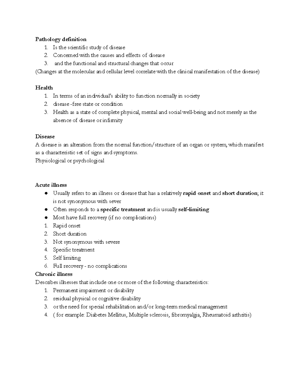 Pathology introduction - Pathology definition 1. Is the scientific ...