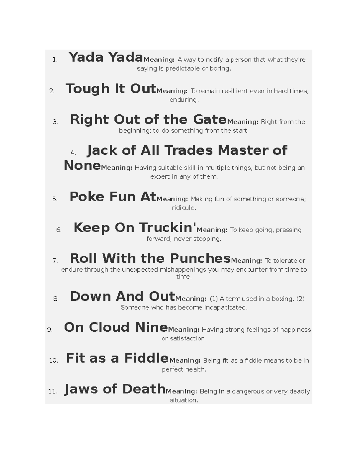 Yada Yada MeaningYada Yada MeaningYada Yada Meaning - 1. Yada ...