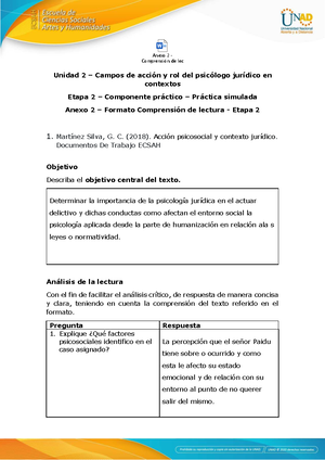 Unidad 3 Etapa 3 Grupo - Unidad _ 3_ Etapa _ 3_ Acción Psicosocial ...