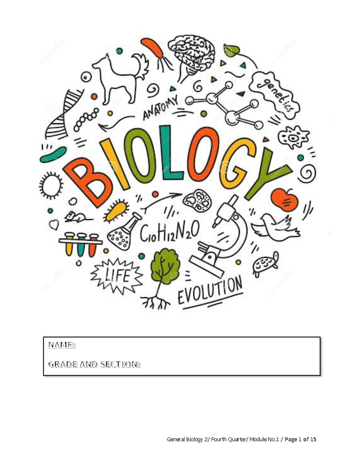GEN BIO 2 Module 1 4th Quarter - Activating Prior Knowledge IV. BRIEF ...