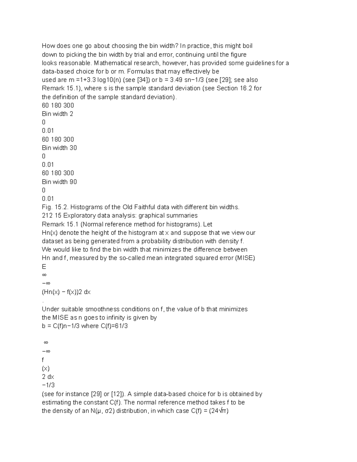 KP26 - Statss - How does one go about choosing the bin width? In ...