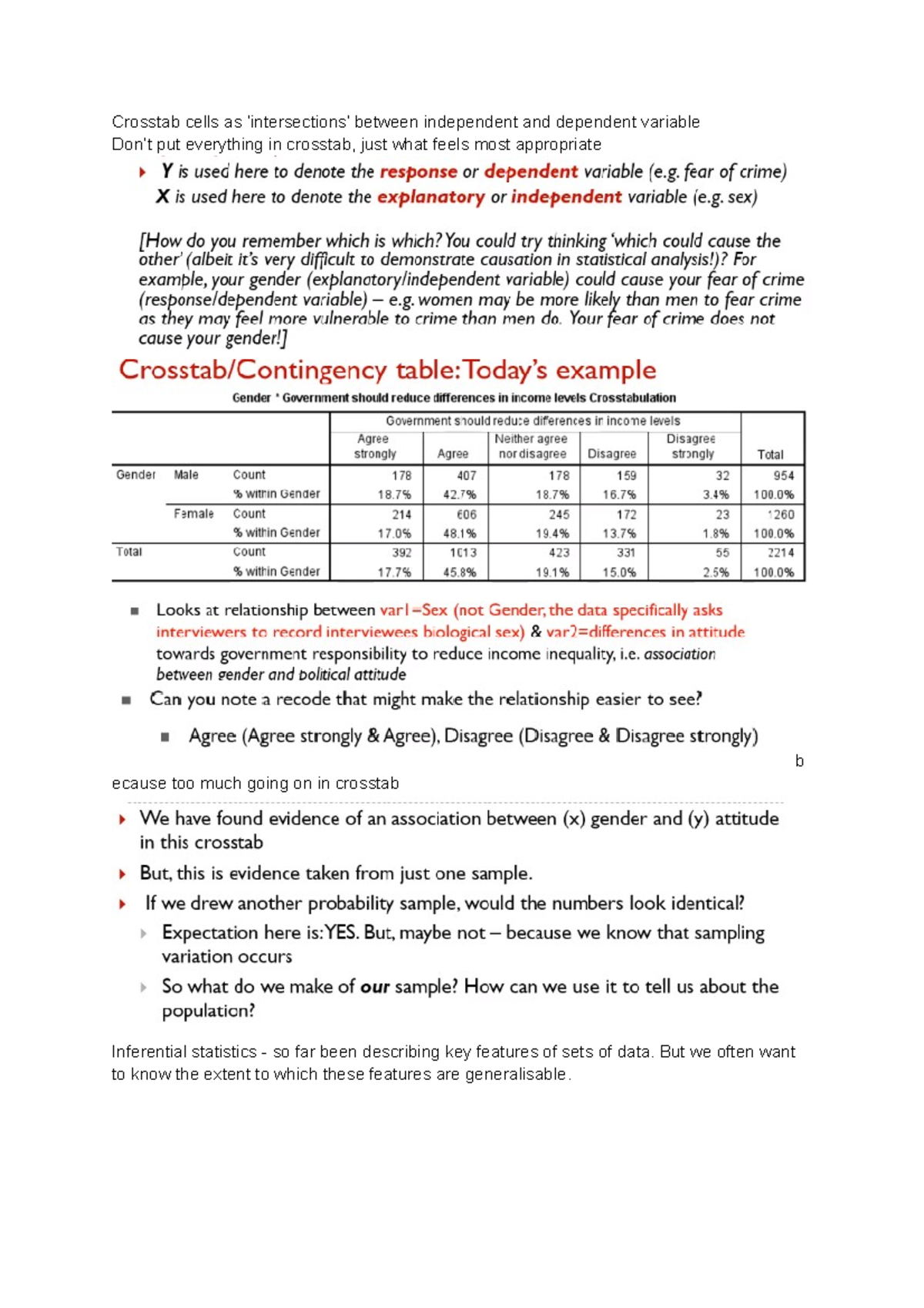 Chi squared and cramers v - Crosstab cells as ‘intersections’ between independent and dependent ...