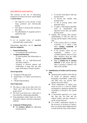 LAB - LAB SUMMATIVE - CSSELEC3/CS FUNDAMENTAL OF ANALYTICS LAB SUMMATIVE 1 ANALYTICS IN PRATICE ...